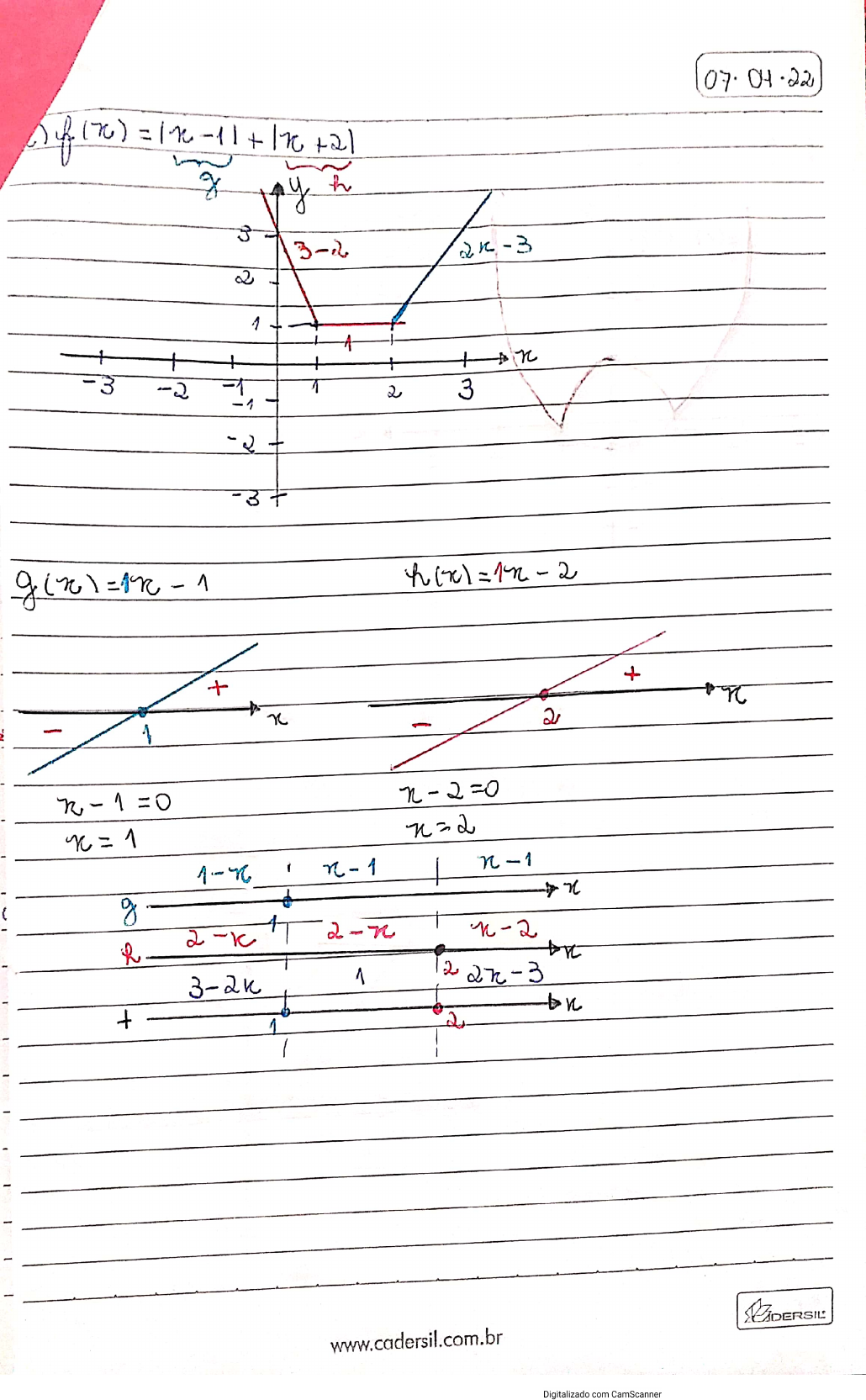 Função Modular - Anotações - Matemática