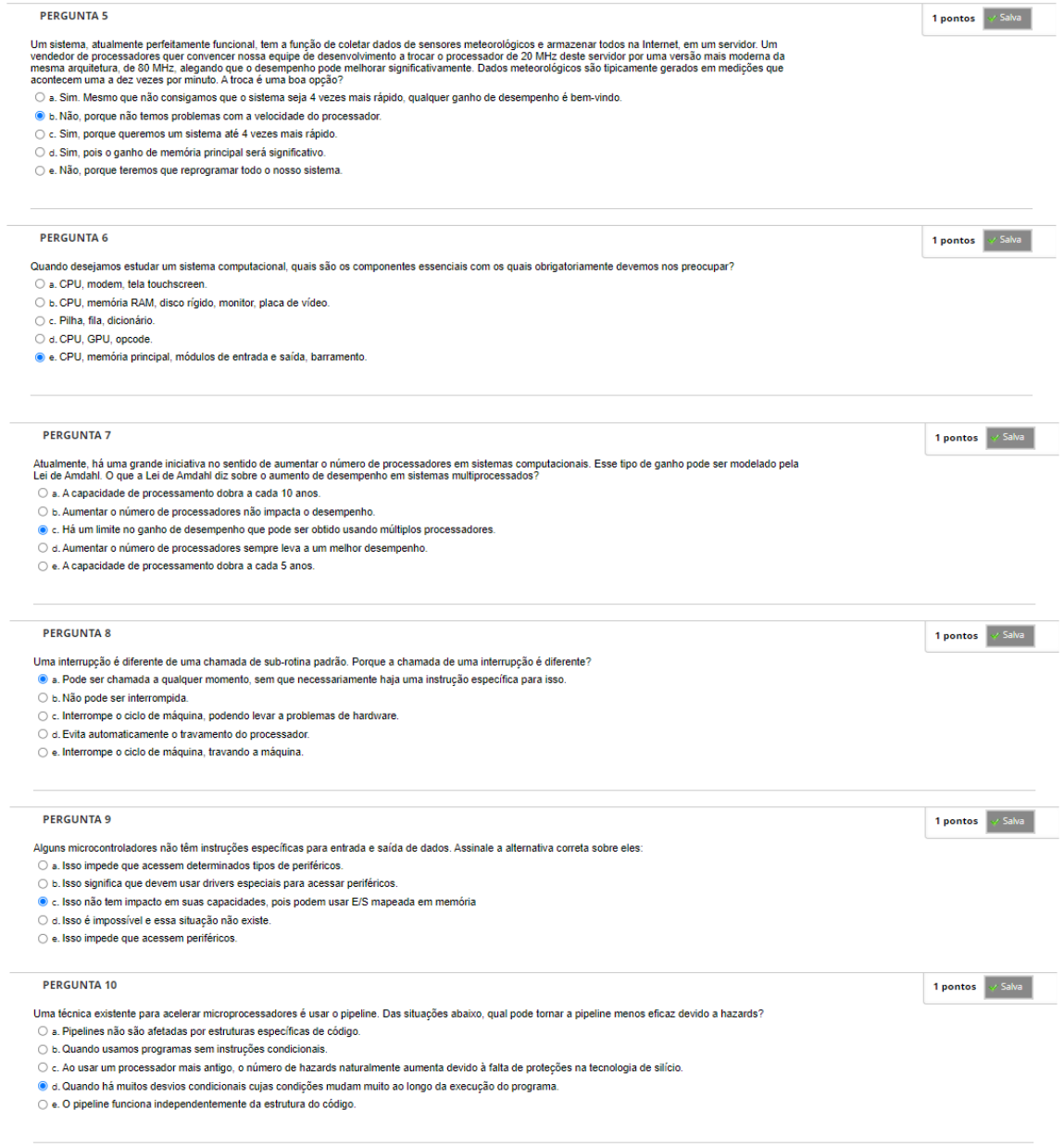 Atividade Para Avaliação Projeto De Sistemas Computacionais Semana 3 V1