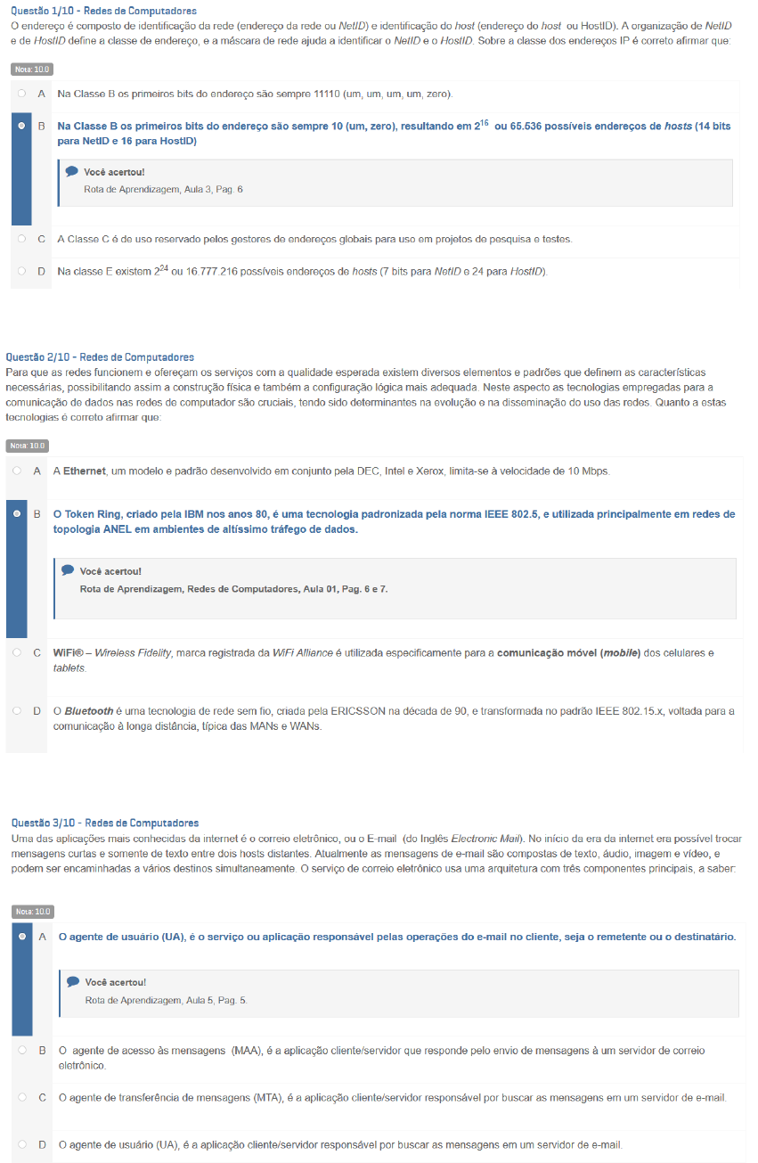 REDE DE COMPUTADORES - Rede de Computadores 1
