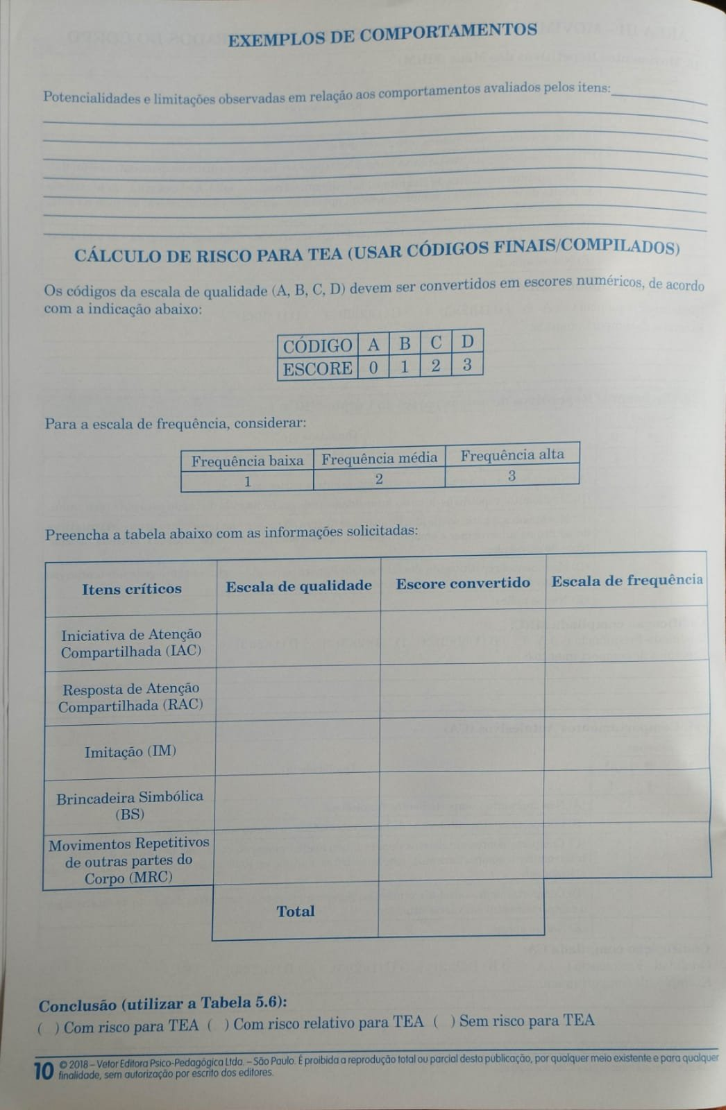 LIVRO AVALIAÇÃO PROTEA-R - Psicologia da Infância