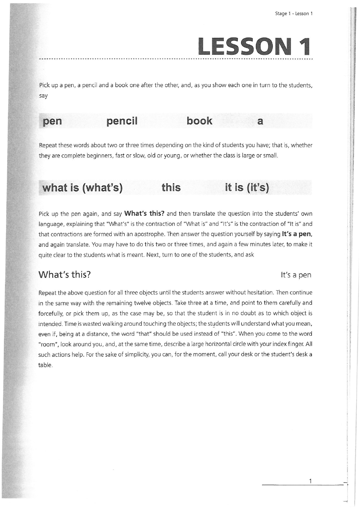 Callan Method 1 Teacher s Book New Edition - Inglês