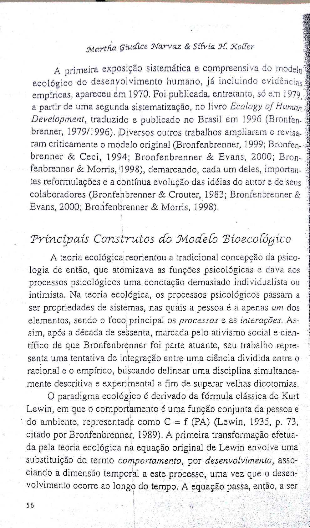 Modelo Bioecológico do Desenvolvimento ( MARTHA GIUDICE) - Psicologia ...