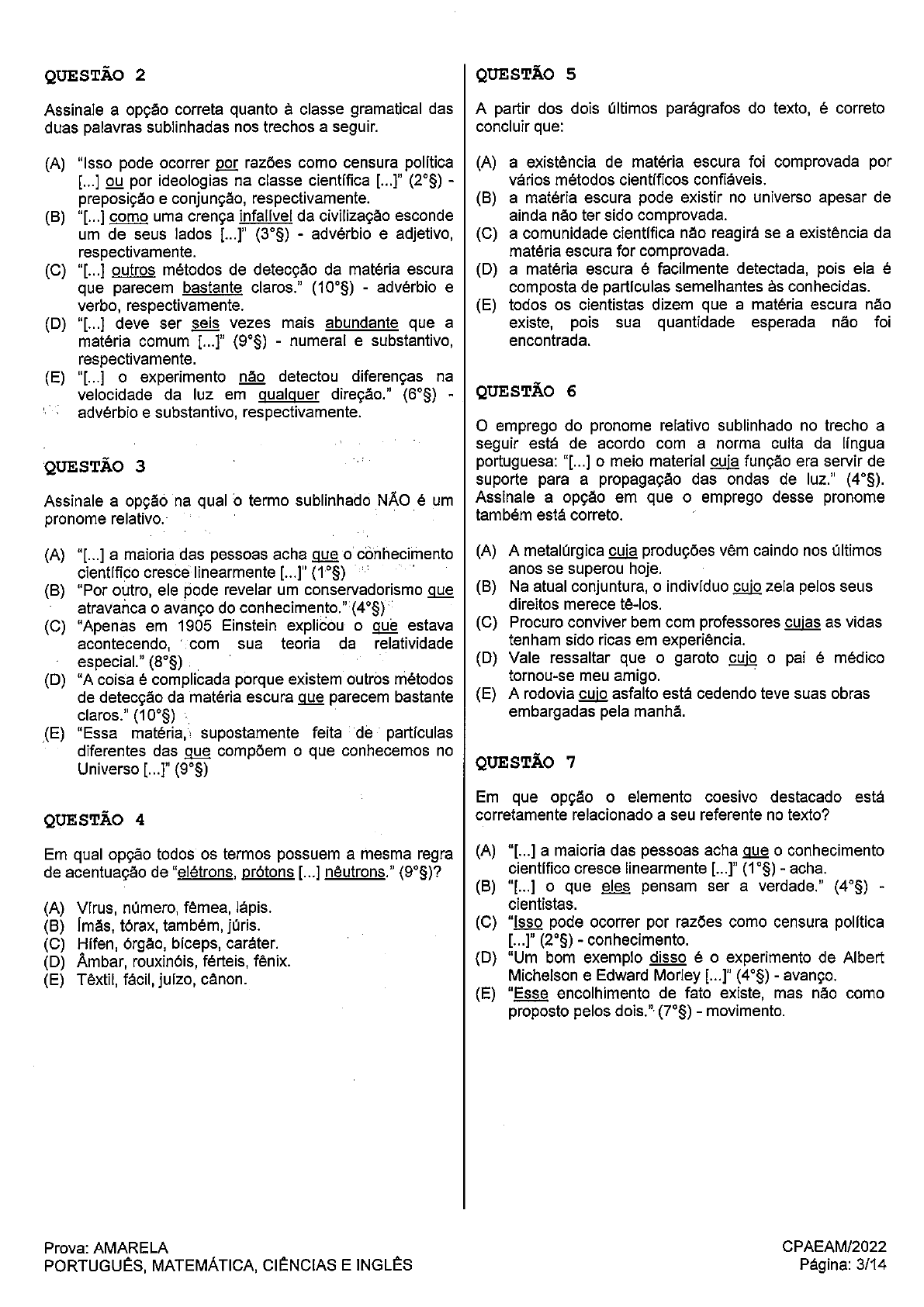 Provas Anteriores Da Eam - BRAINCP