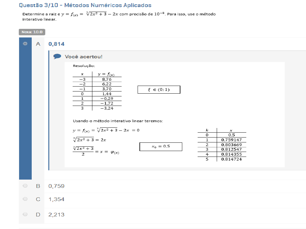 ATIVIDADE PRÁTICA METÓDOS NUMÉRICOS APLICADOS - Métodos Numéricos Aplicados