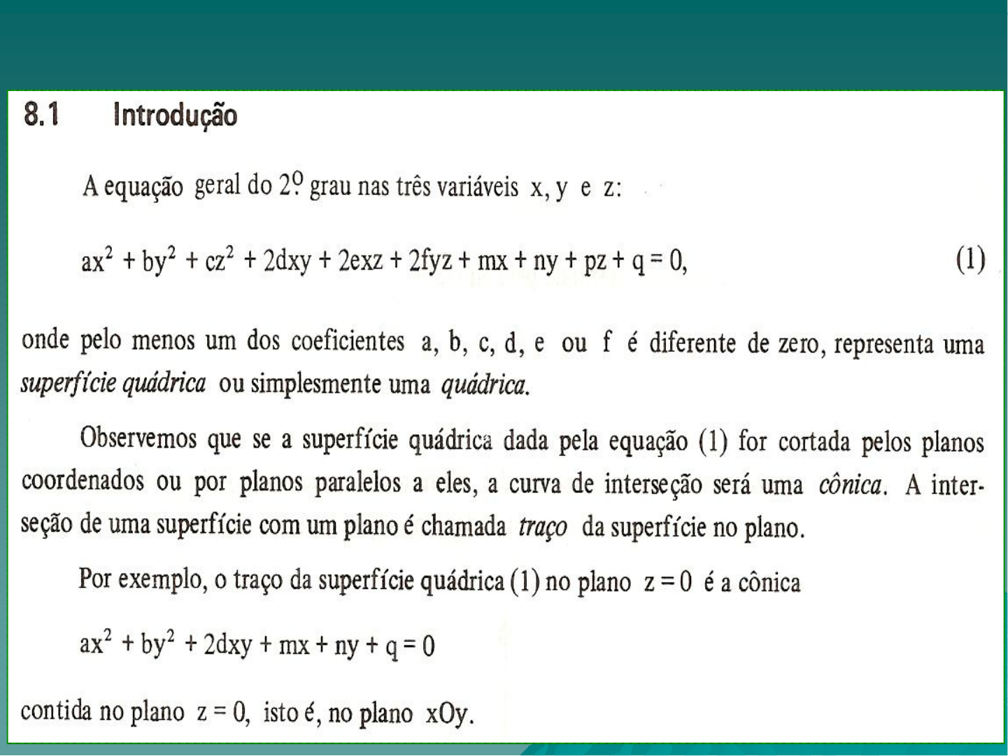 1 QUÁDRICAS(aulas) [Modo de Compatibilidade] - Matemática