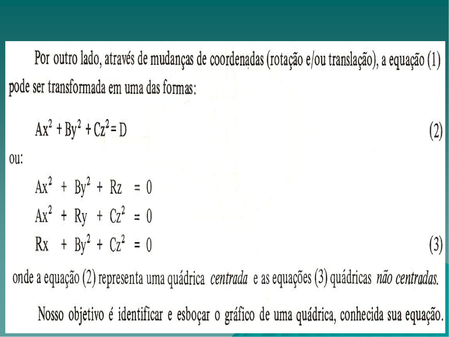 1 QUÁDRICAS(aulas) [Modo de Compatibilidade] - Matemática