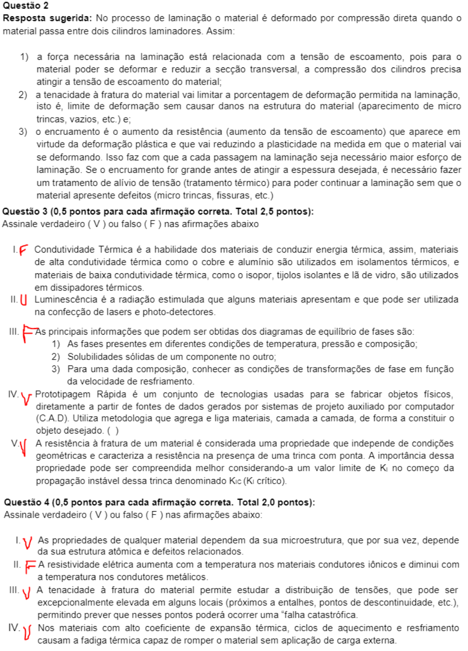 Prova Cie Mat 2018 P007 - Ciência dos Materiais