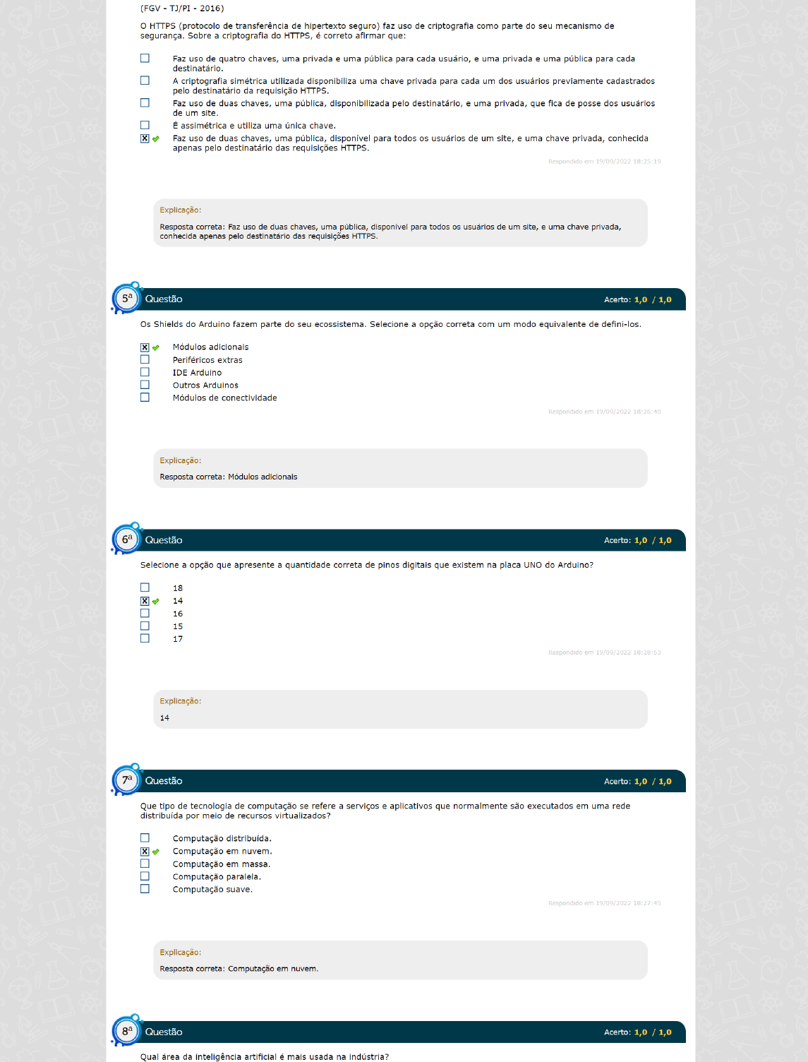 SIMULADO - APLIC DE CLOUD, IOT E INDÚSTRIA 4 0 EM PYTHON - Análise e Desenvolvimento de Sistemas