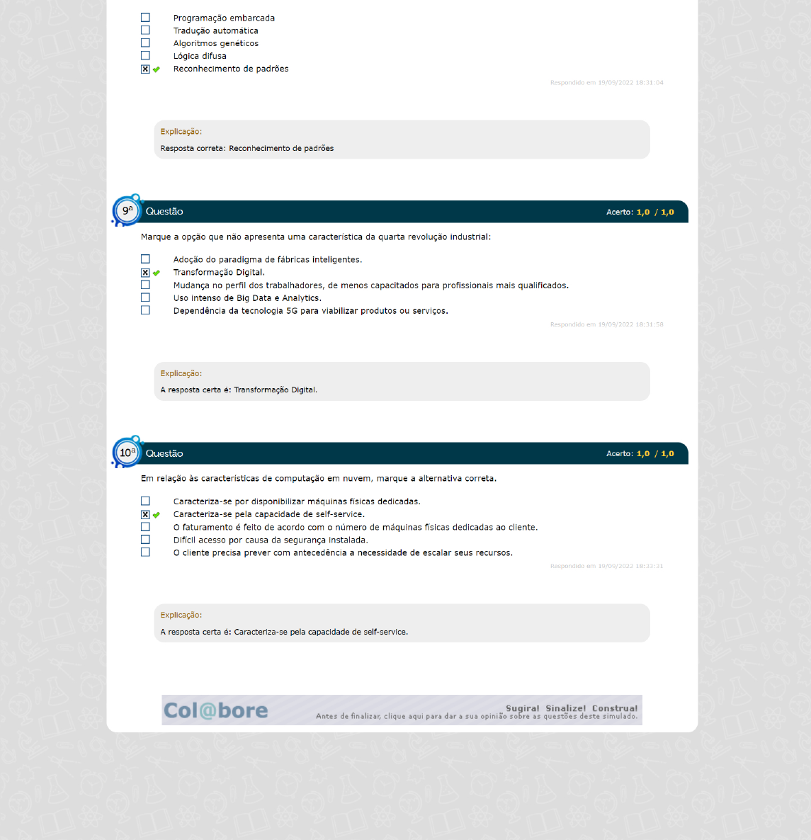 SIMULADO - APLIC DE CLOUD, IOT E INDÚSTRIA 4 0 EM PYTHON - Análise e Desenvolvimento de Sistemas