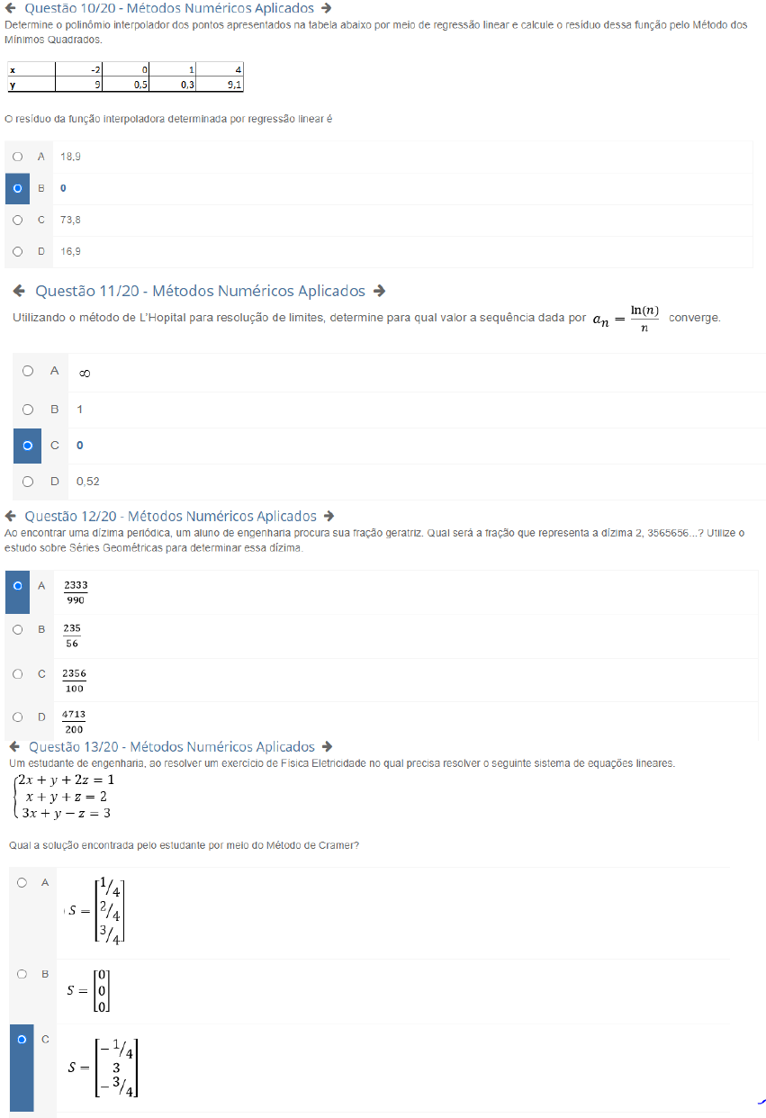 Atividade Pratica Metodos Numericos Aplicados - Métodos Numéricos Aplicados