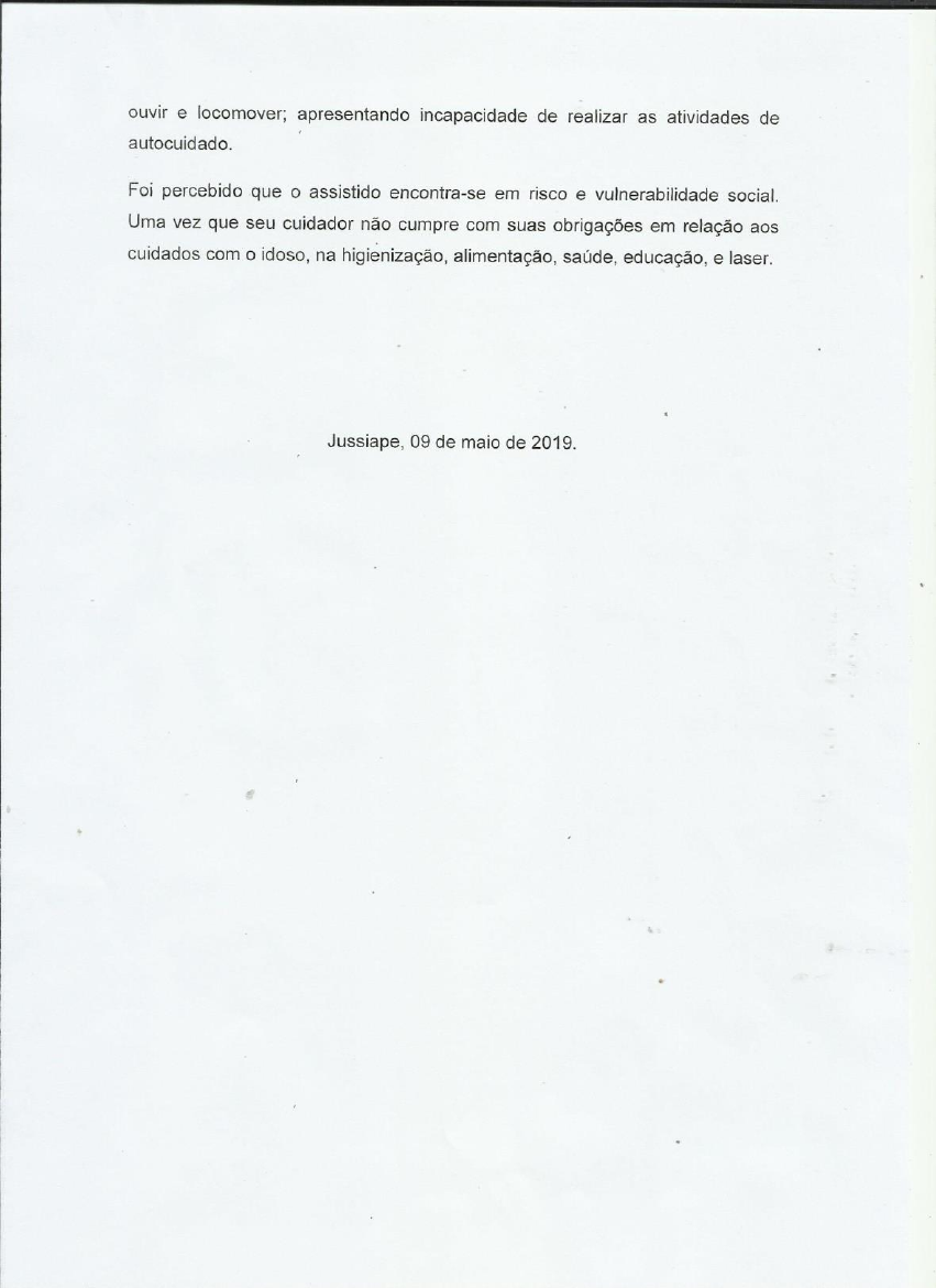 RELATORIO social - Serviço Social