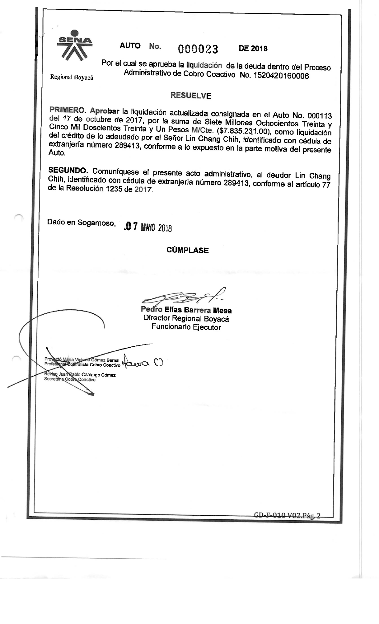 Lin-Chang-Chih - Biologia