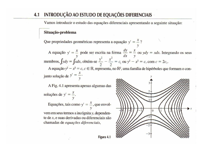 equações diferenciais - Matemática Aplicada A Ciências Naturais II