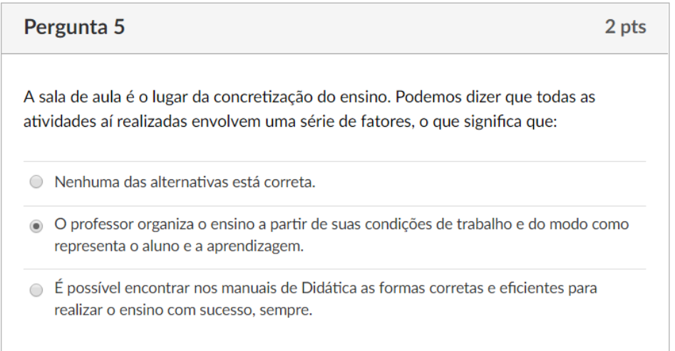 ATIVIDADE AVALIATIVA SEMANA 4 - DIDÁTICA - NOTA 10 - Didática ATIVIDADE AVALIATIVA SEMANA 4 - DIDÁTICA - NOTA 10 - Didática
