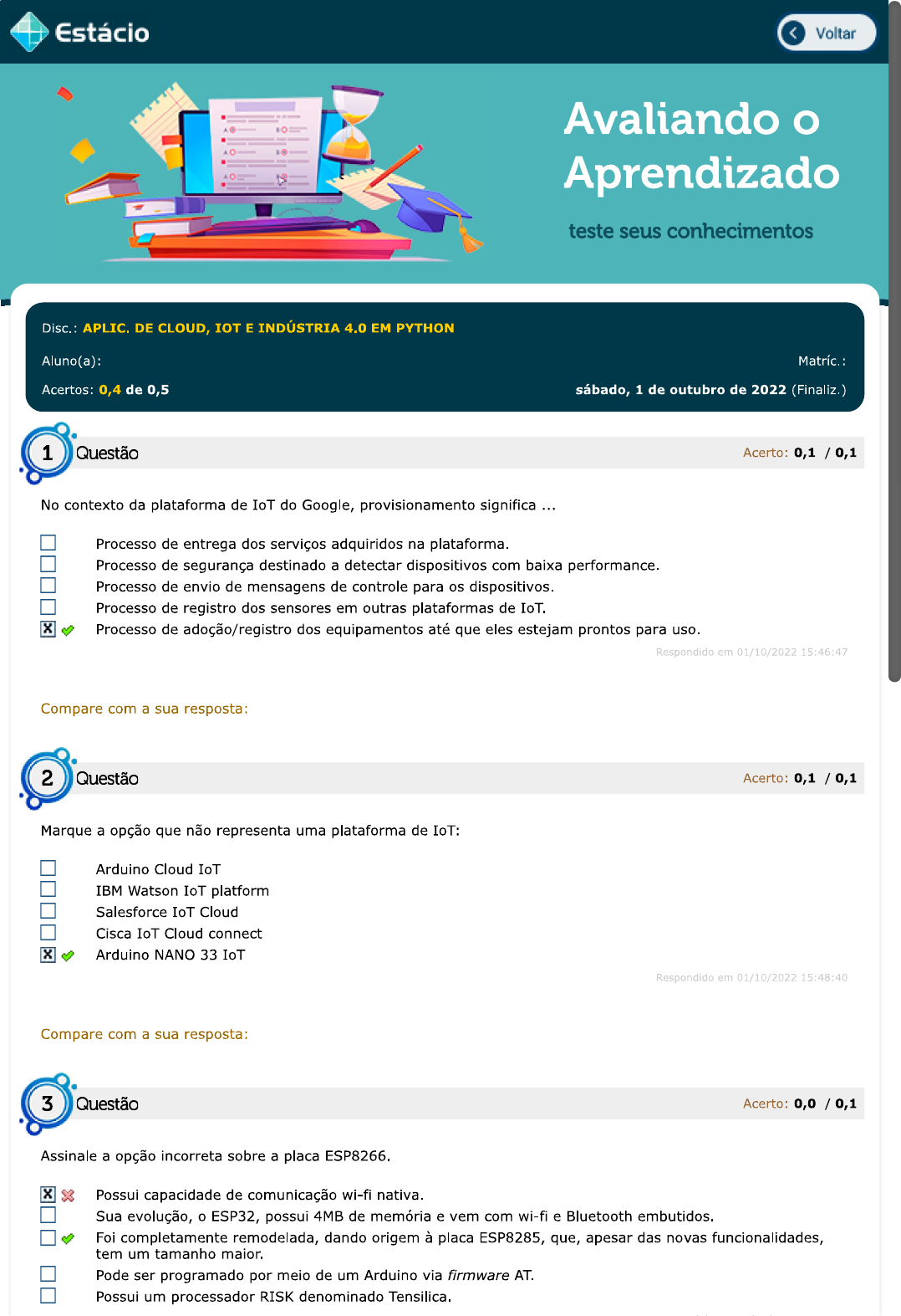 APLIC DE CLOUD, IOT E INDÚSTRIA 4 0 EM PYTHON AVALIANDO O APRENDIZADO 1 - Cloud Computing