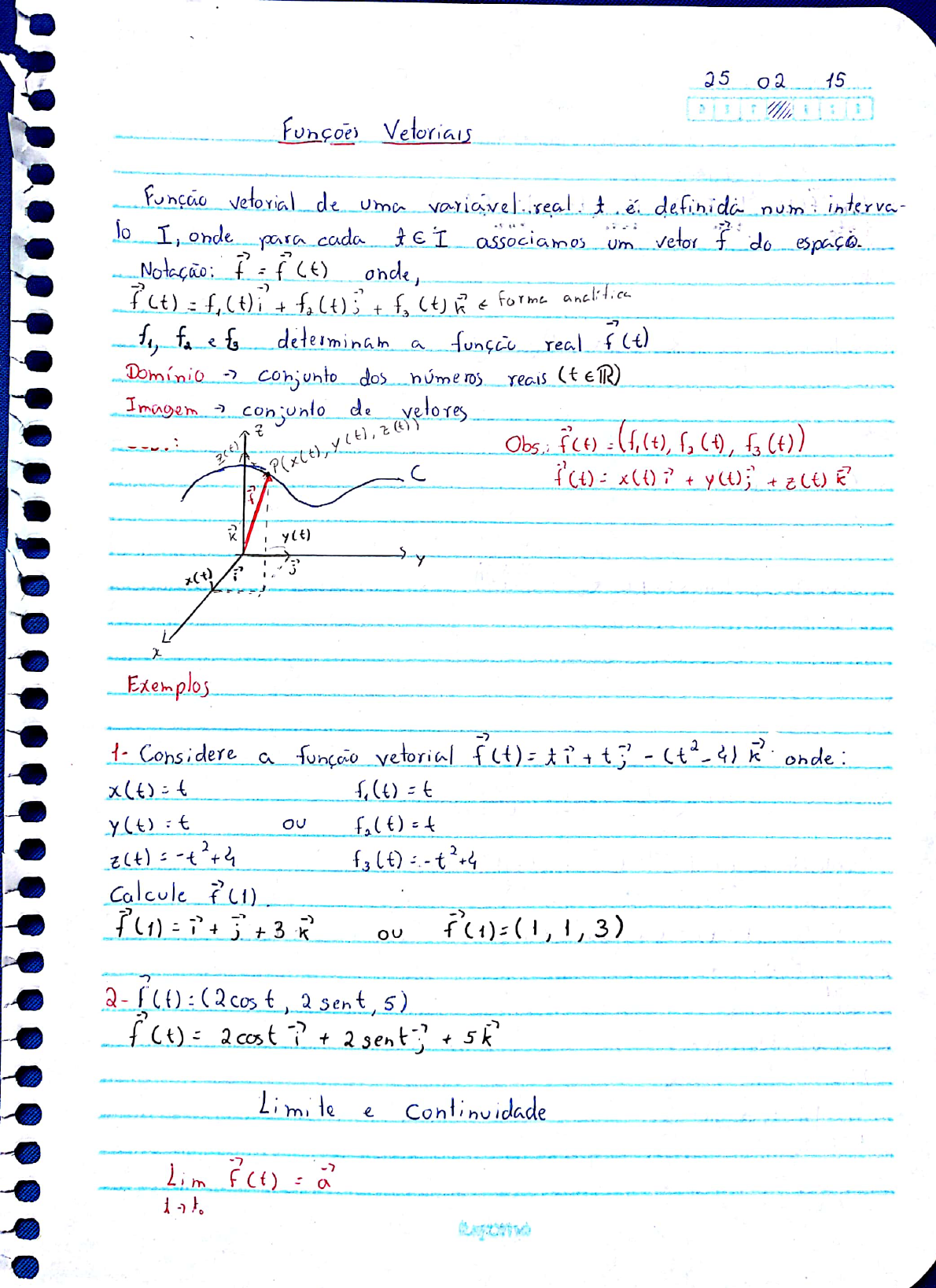 Calculo II Caderno Completo - Cálculo II