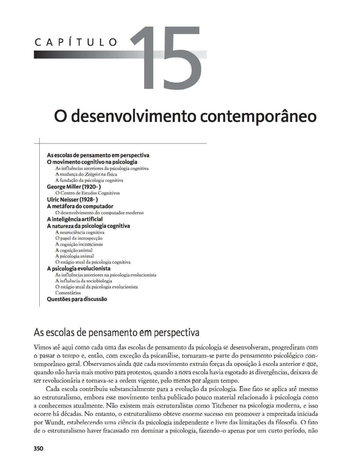Cap 15 - História da Psicologia Moderna - Duane Schultz - Psicologia