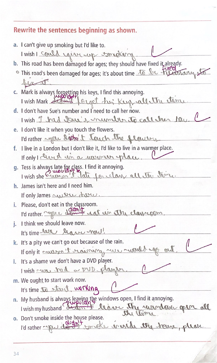 Wizard Respostas W12 326, 328, 330, Review 5, 332 - Inglês