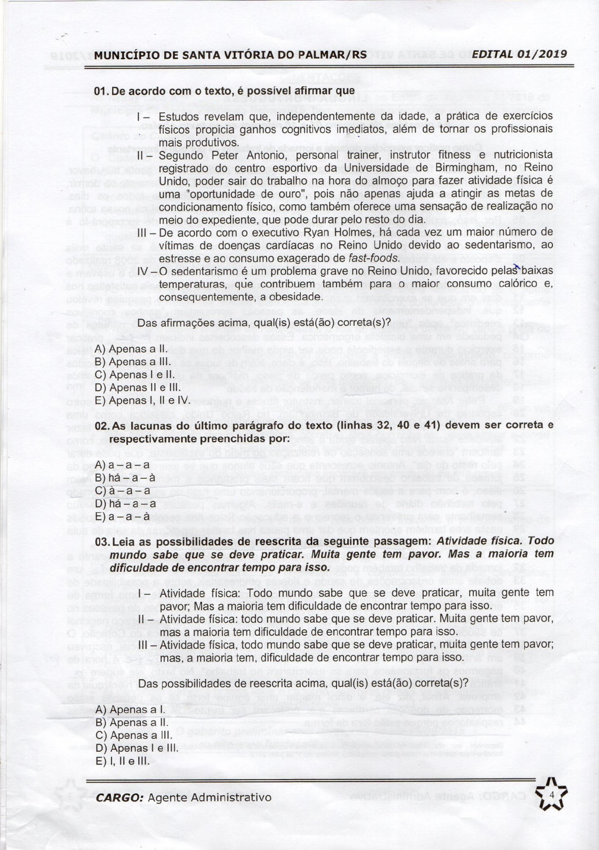 La Salle Concursos Provas Anteriores - RETOEDU