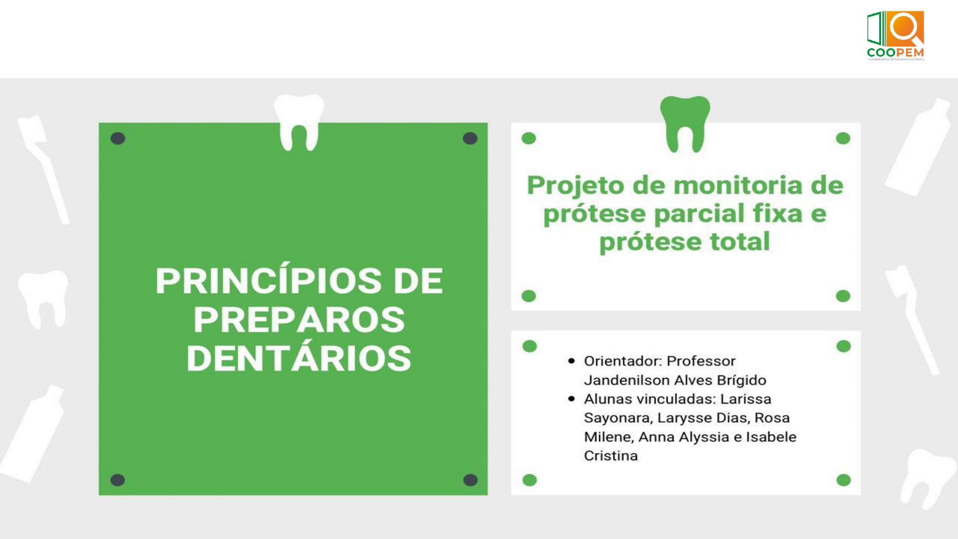 Principios preparo de PPF - Prótese Parcial Fixa