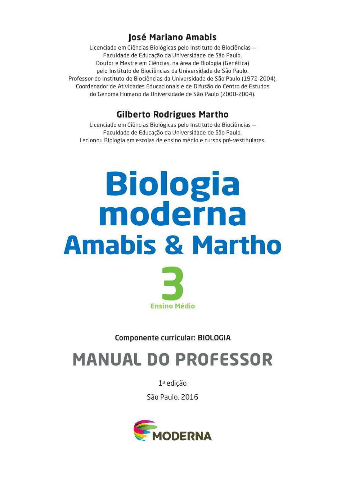Biologia Moderna Amabis E Martho - RETOEDU