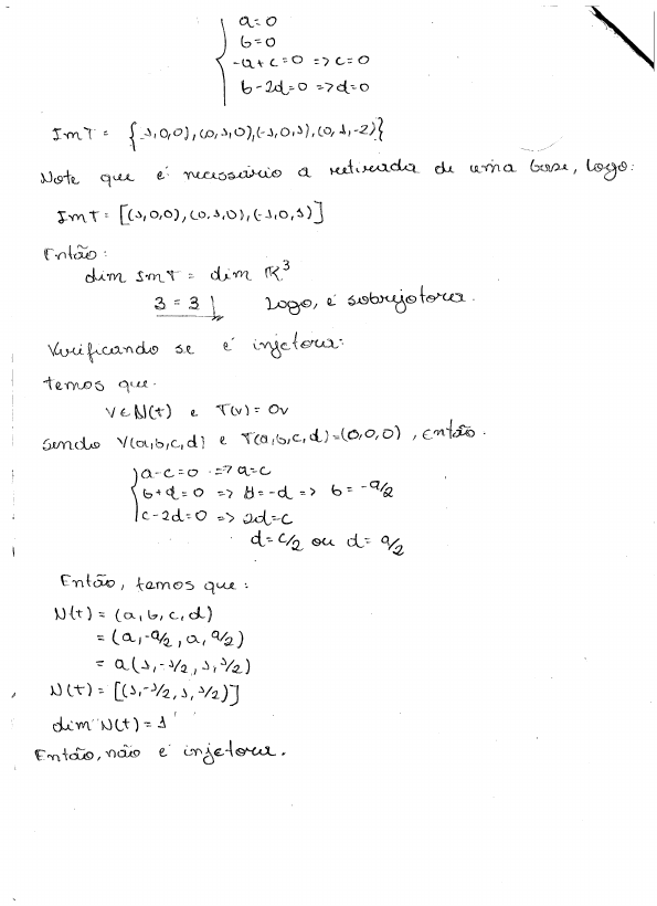 Provas Resolvidas 3º Estagio Algebra Linear - Álgebra Linear I Provas Resolvidas 3º Estagio Algebra Linear - Álgebra Linear I
