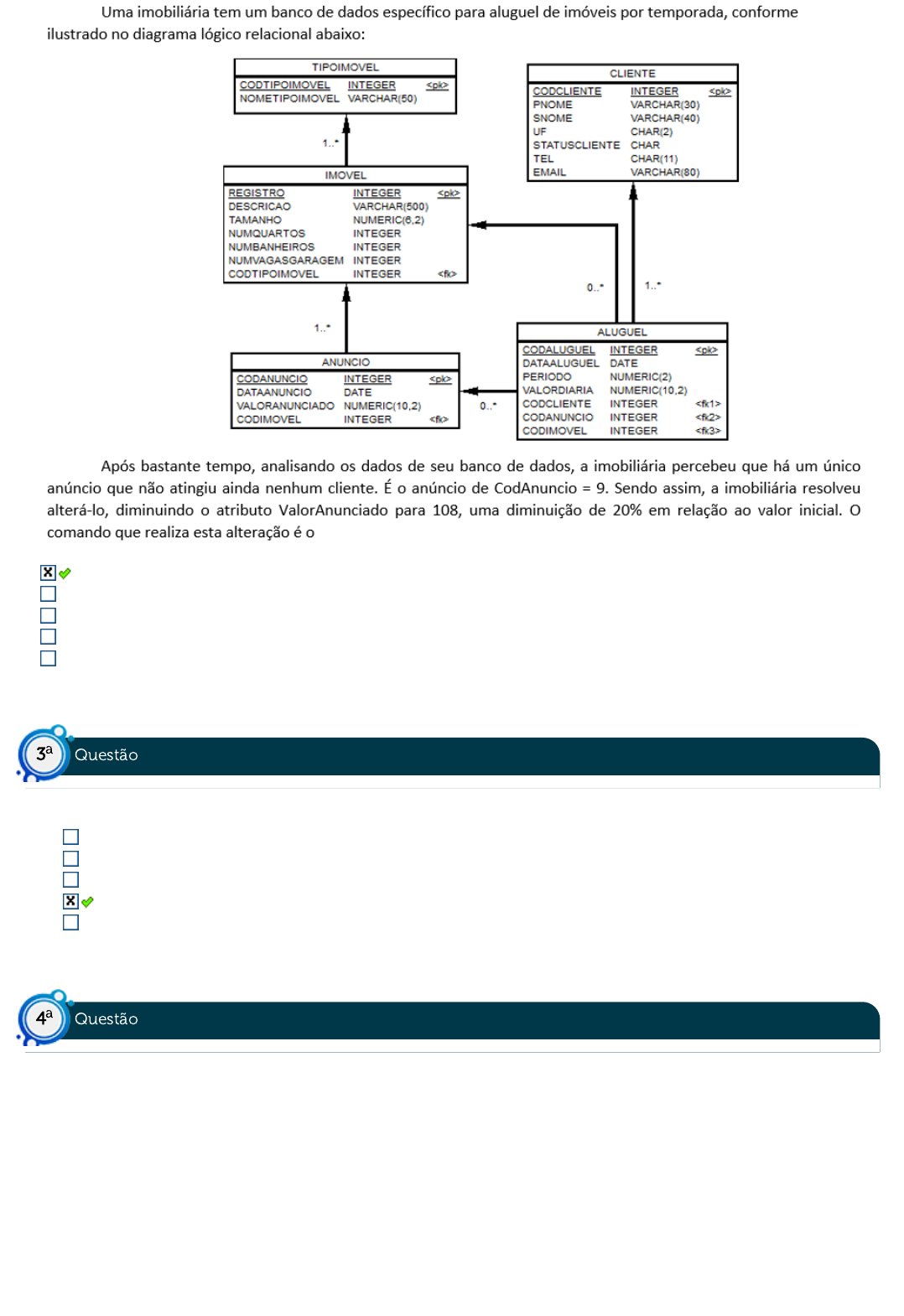 IMPLEMENTAÇÃO DE BANCO DE DADOS - Implementação de Banco de Dados