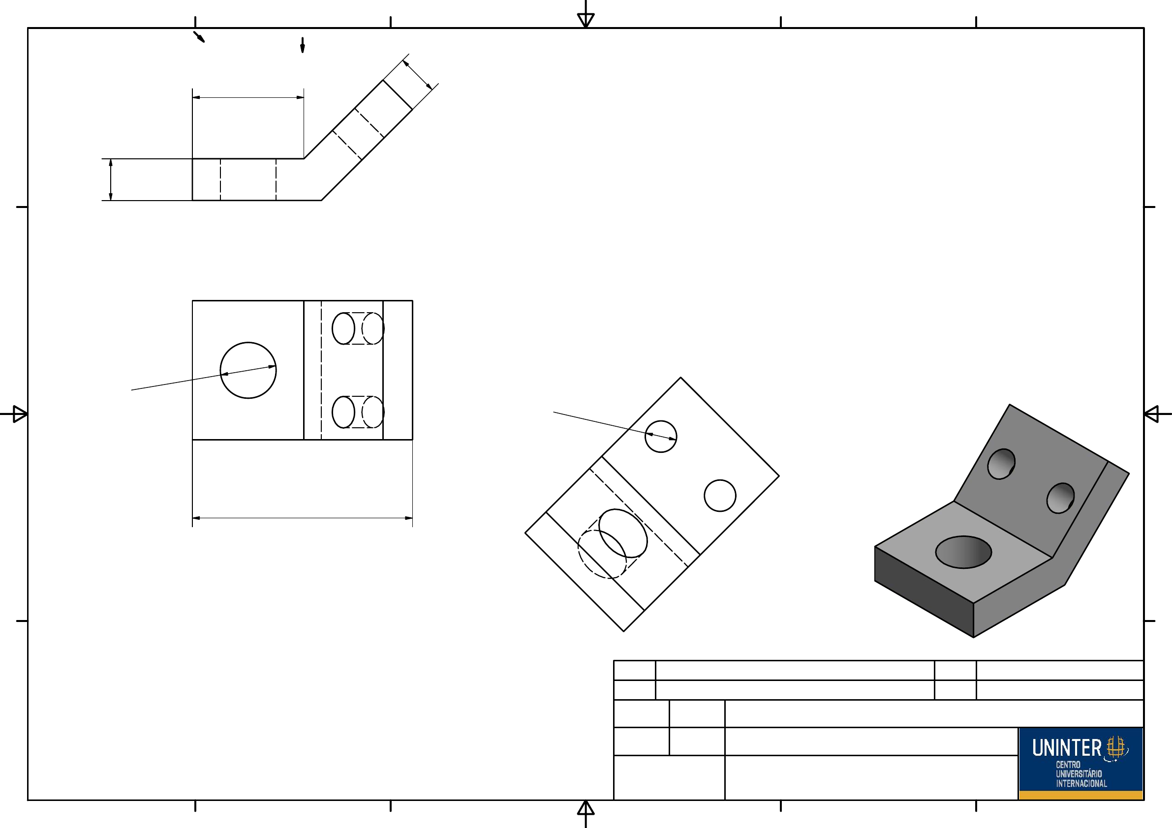 Exemplo Prático - Atividade em Inventor III - Desenho Técnico e Mecânico