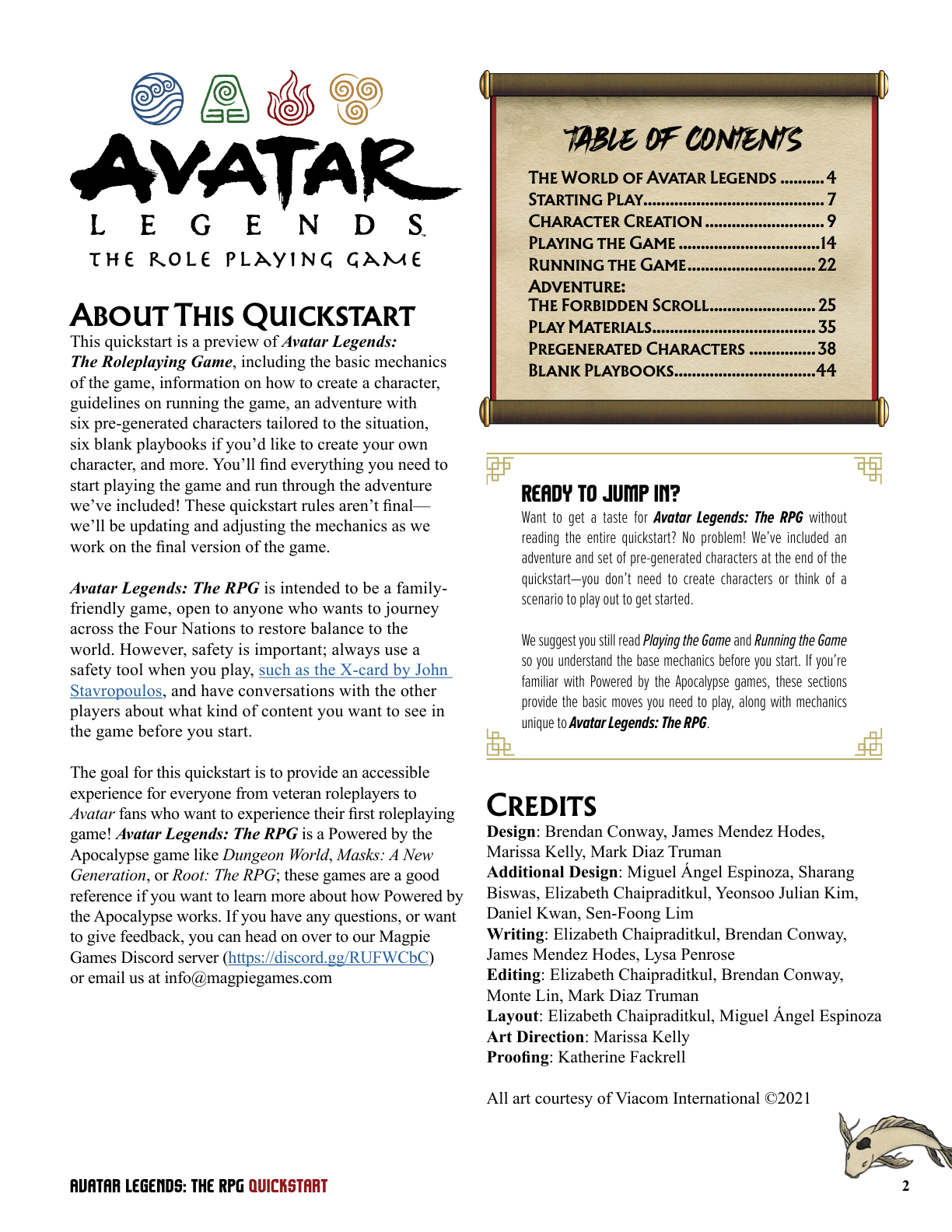 pdfcoffee com avatar-legends-the-rpg-quickstart-pdf-free - Bromatologia ...