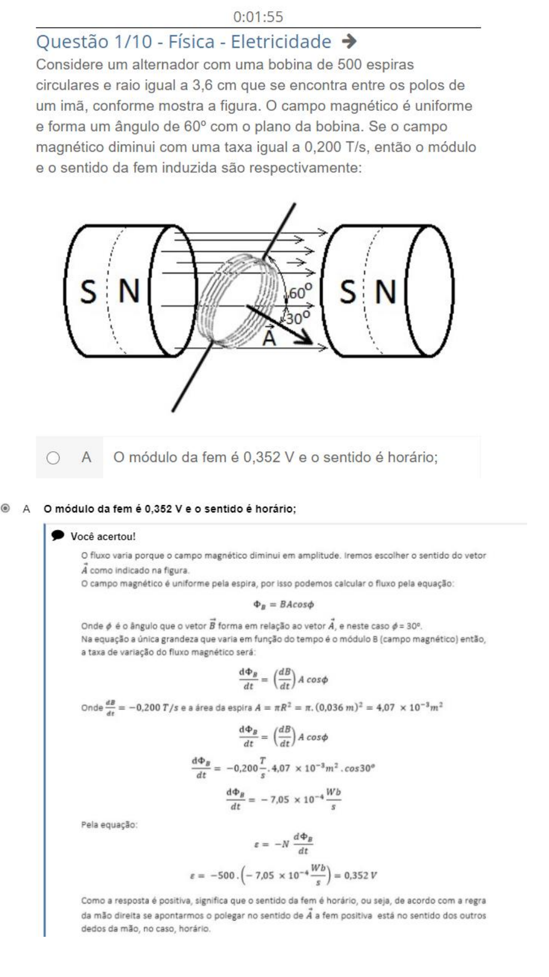 APOL 2 - 100 FÍSICA ELETRICIDADE - Engenharia de Produção APOL 2 - 100 FÍSICA ELETRICIDADE - Engenharia de Produção