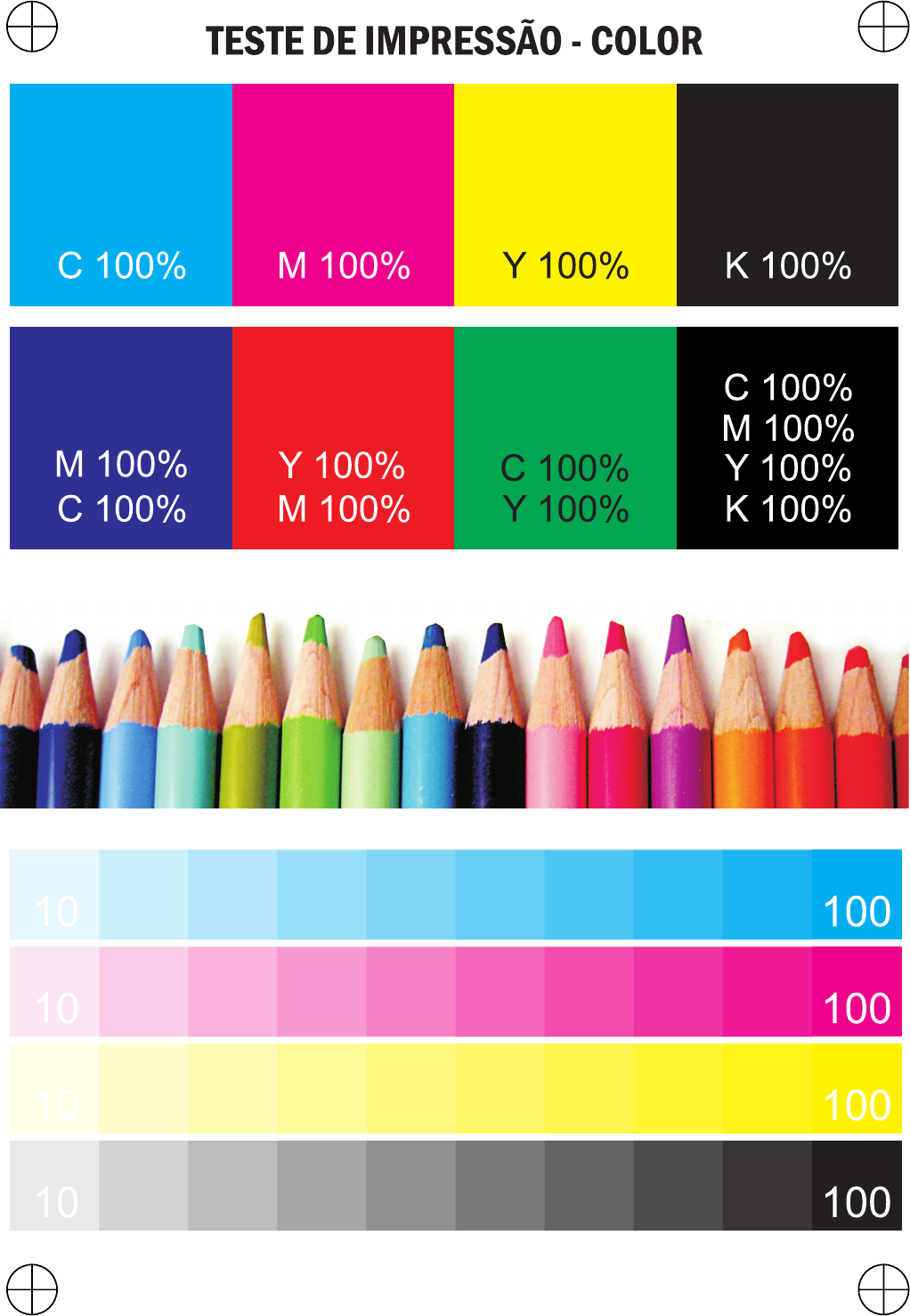 teste de cores - Termodinâmica