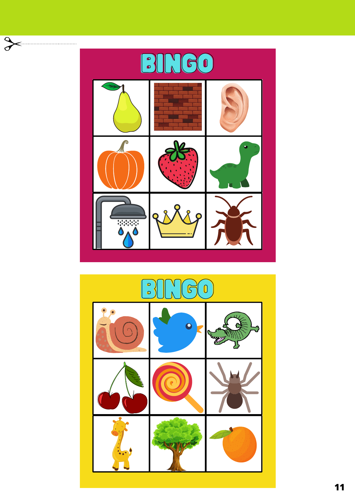 Bingo Fonema /r/ (Encontro Consonantal)