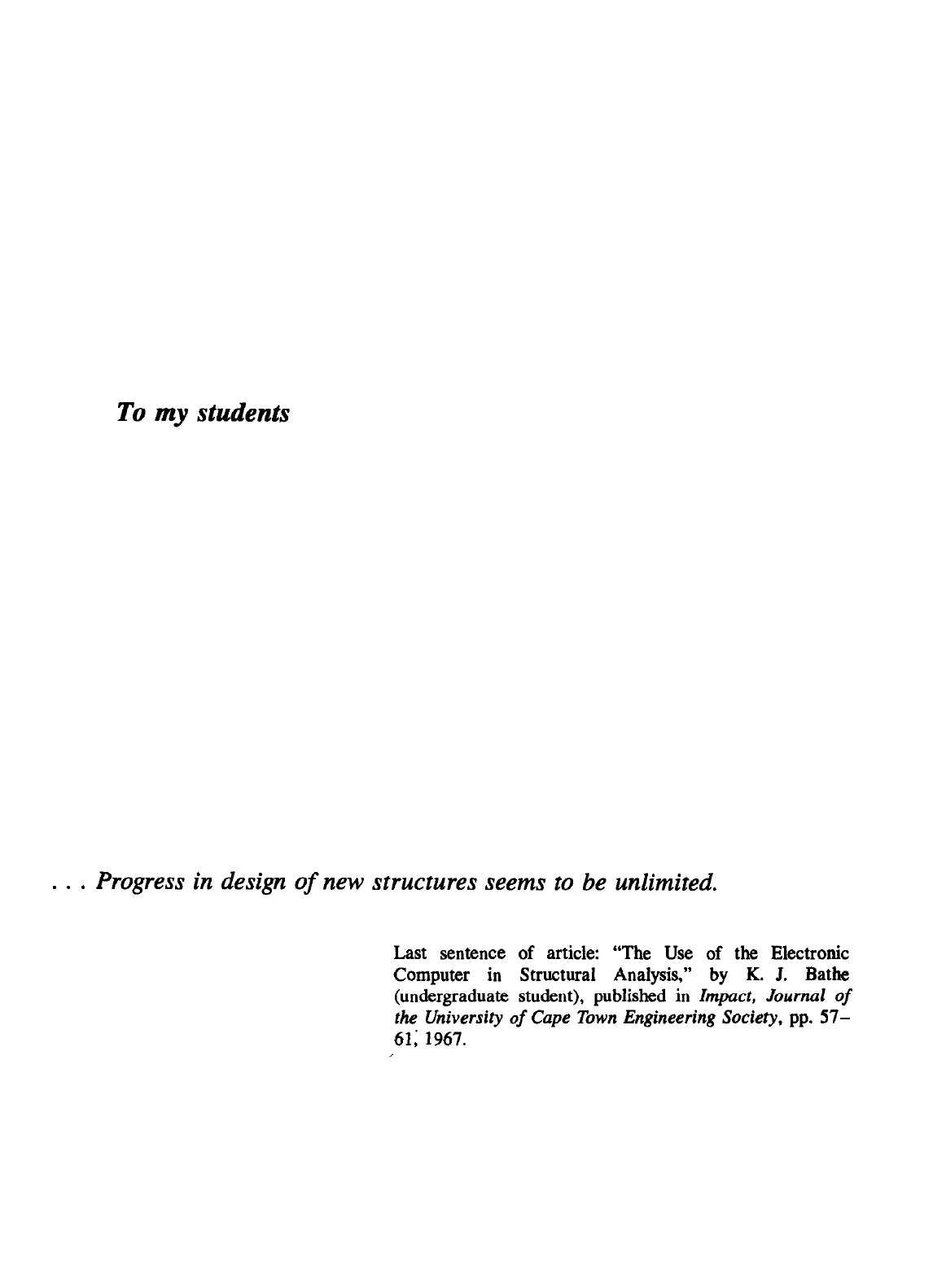 BATHE (1996) Finite Element Procedures - Cálculo Numérico