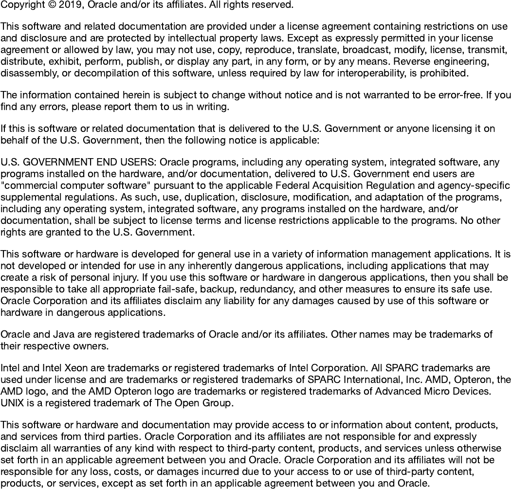 Db 19c Architecture Oracle