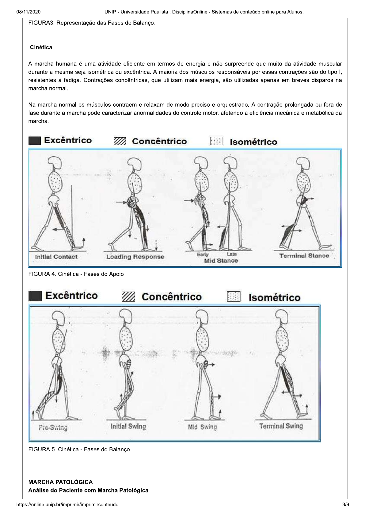 CONTEÚDO 6 ANÁLISE DA MARCHA NORMAL E PATOLÓGICA - Avaliação Funcional