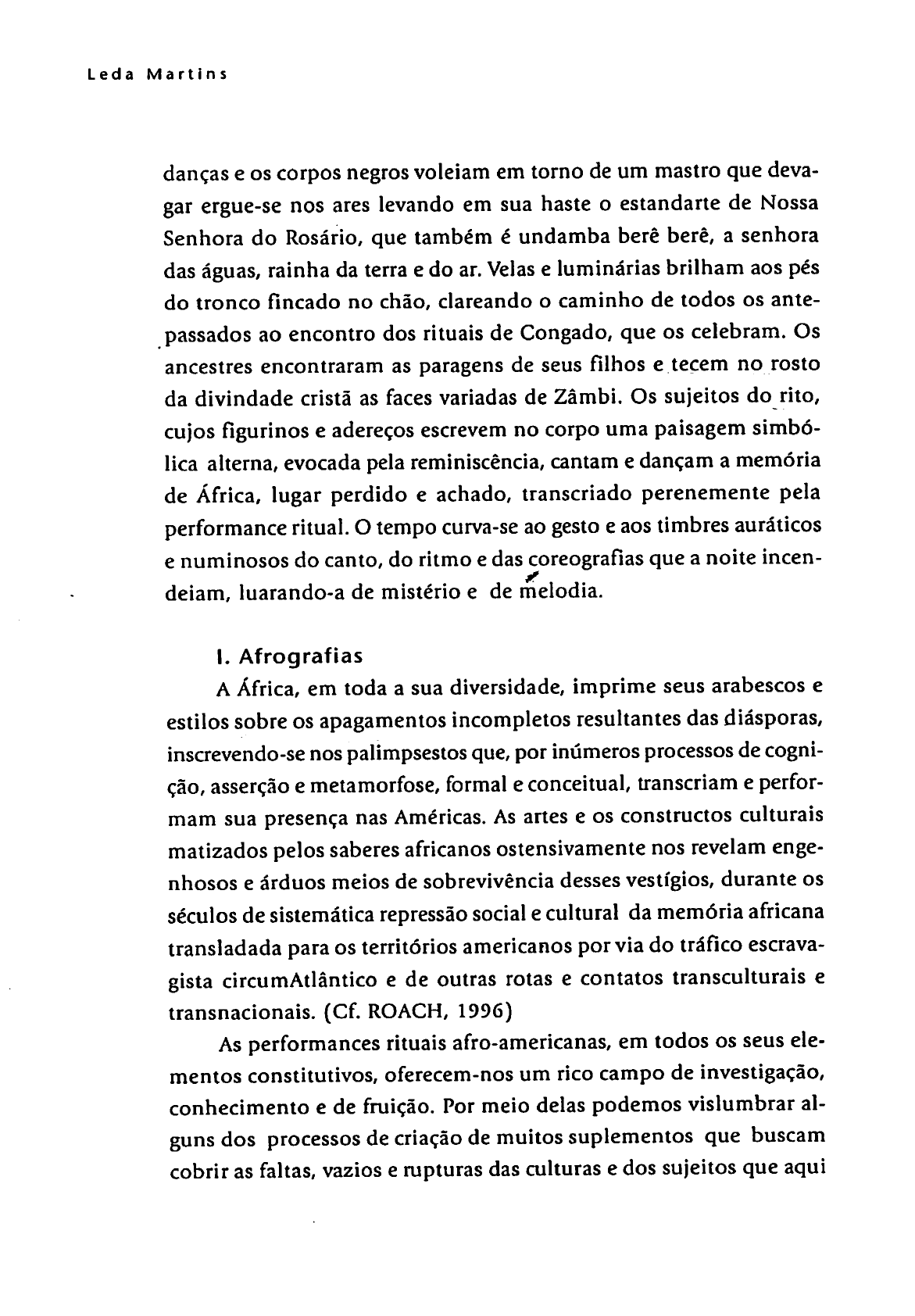 Performances do Tempo Espiralar - Leda Maria Martins - Filosofia Performances do Tempo Espiralar - Leda Maria Martins - Filosofia