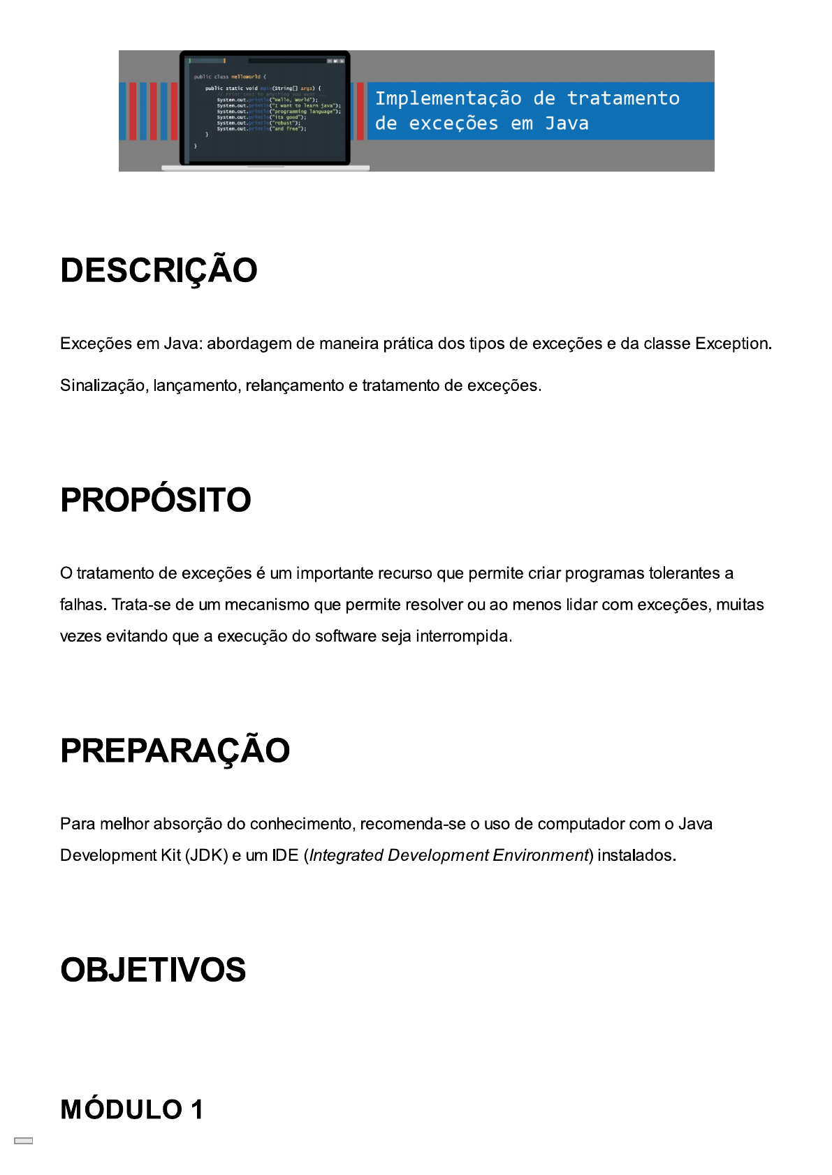 introducaoJava3 - Programação Orientada A Objetos