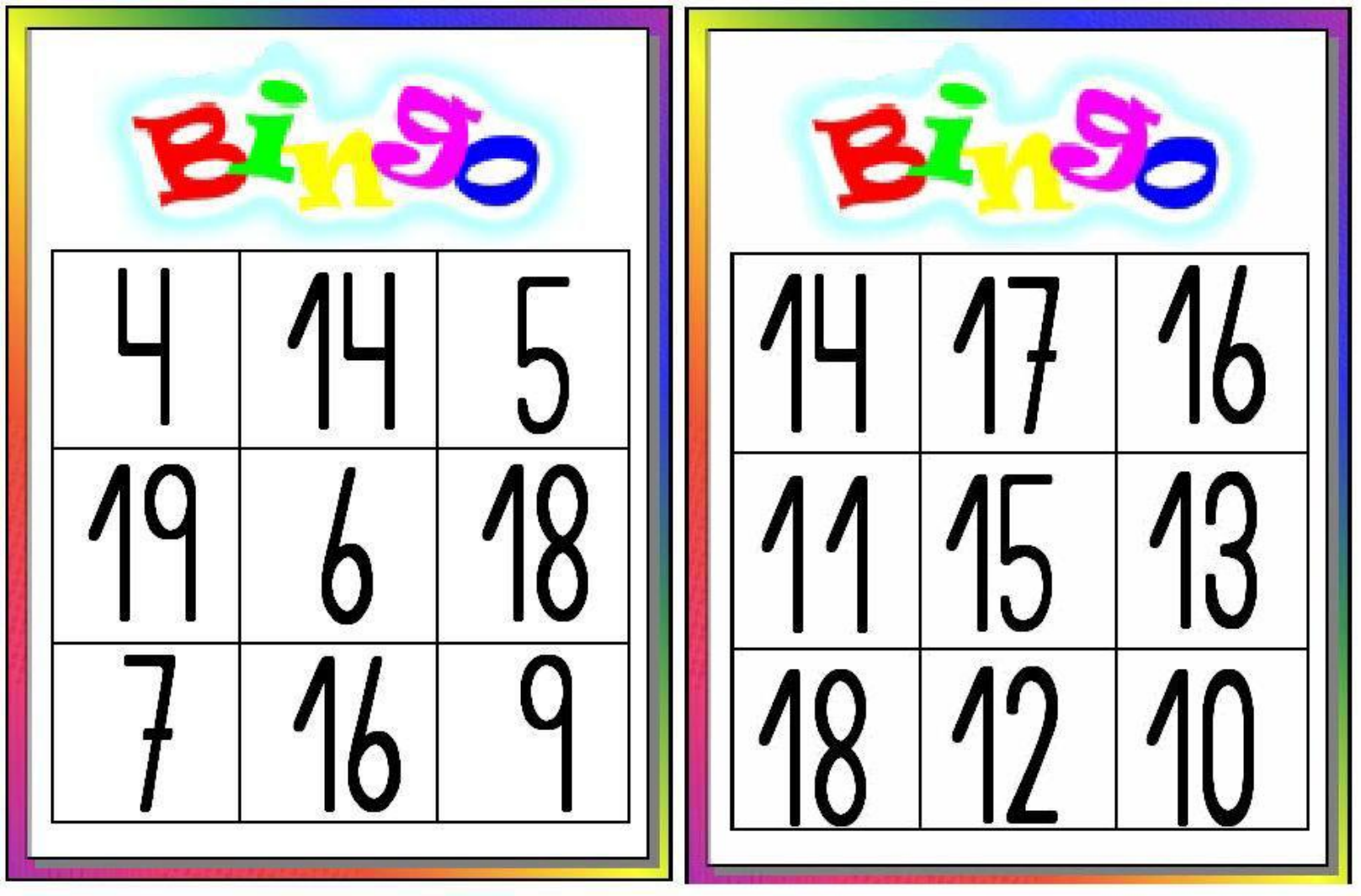 Bingo dos Numerais: A Diversão que Educa!