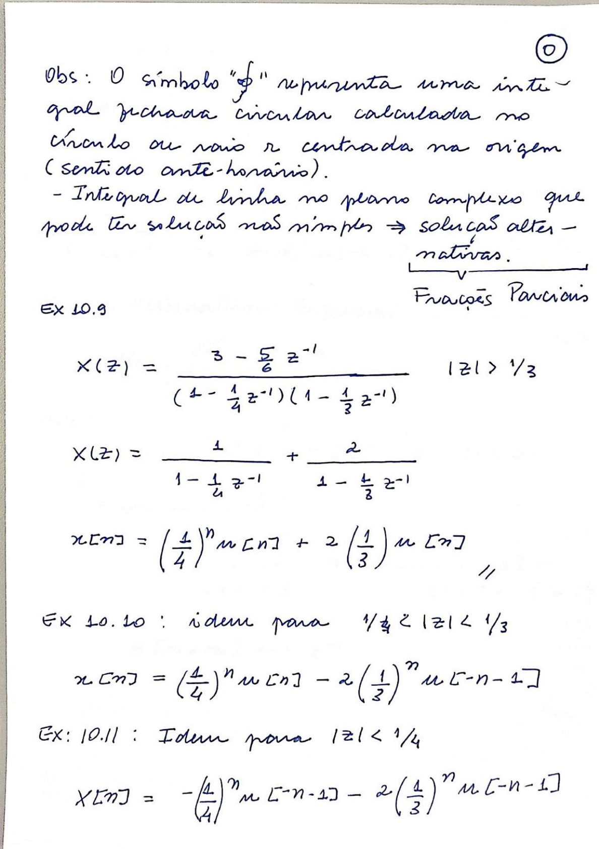 Transformada Z Inversa e Propriedades da Transformada Z - Análise de ...
