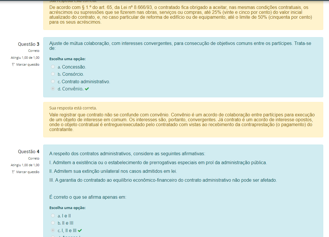 Avaliaçao Enap Modulo 2 Contratos Licitações Contratos E Convênios