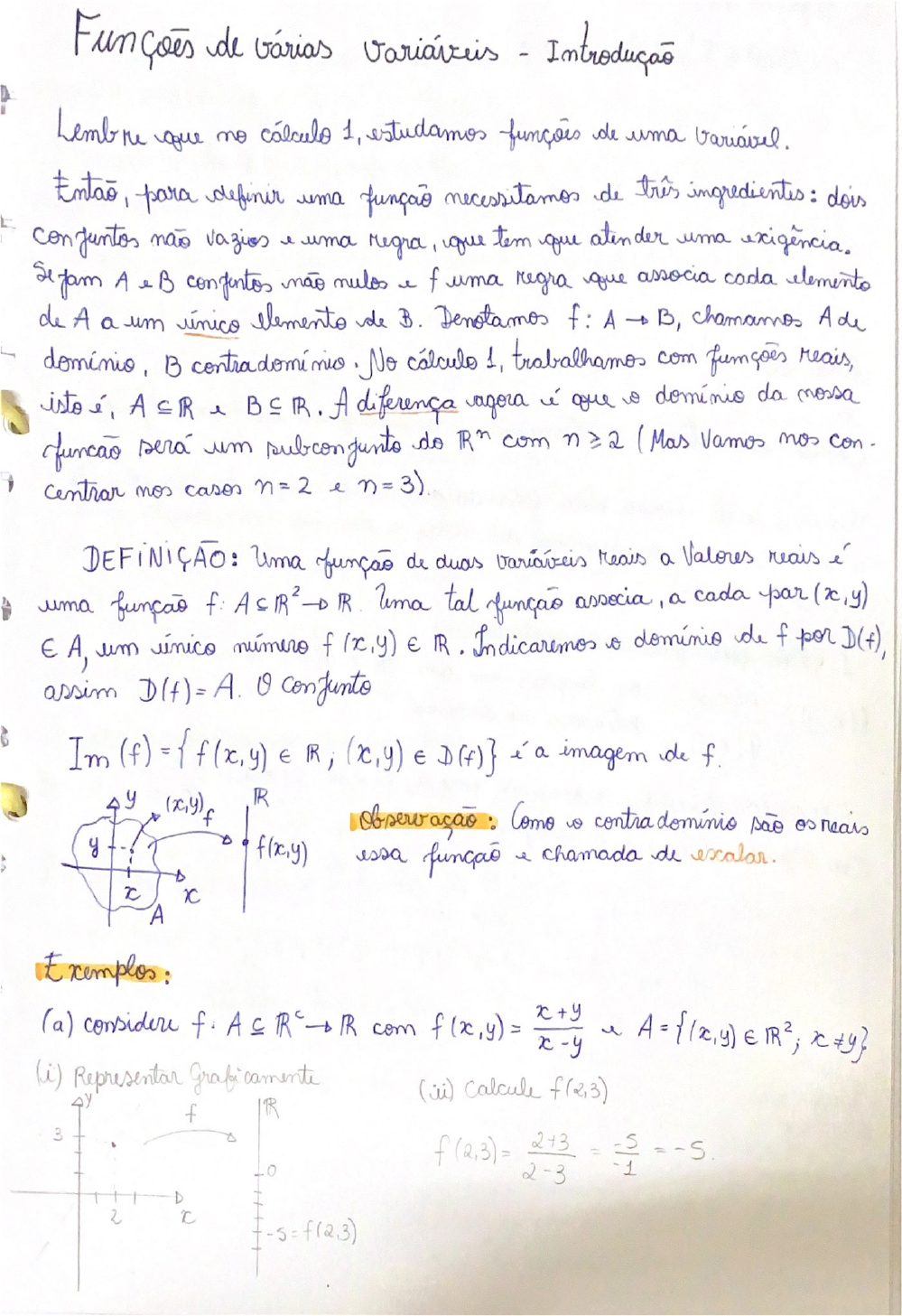 Funções De Varias Variáveis Cálculo Ii