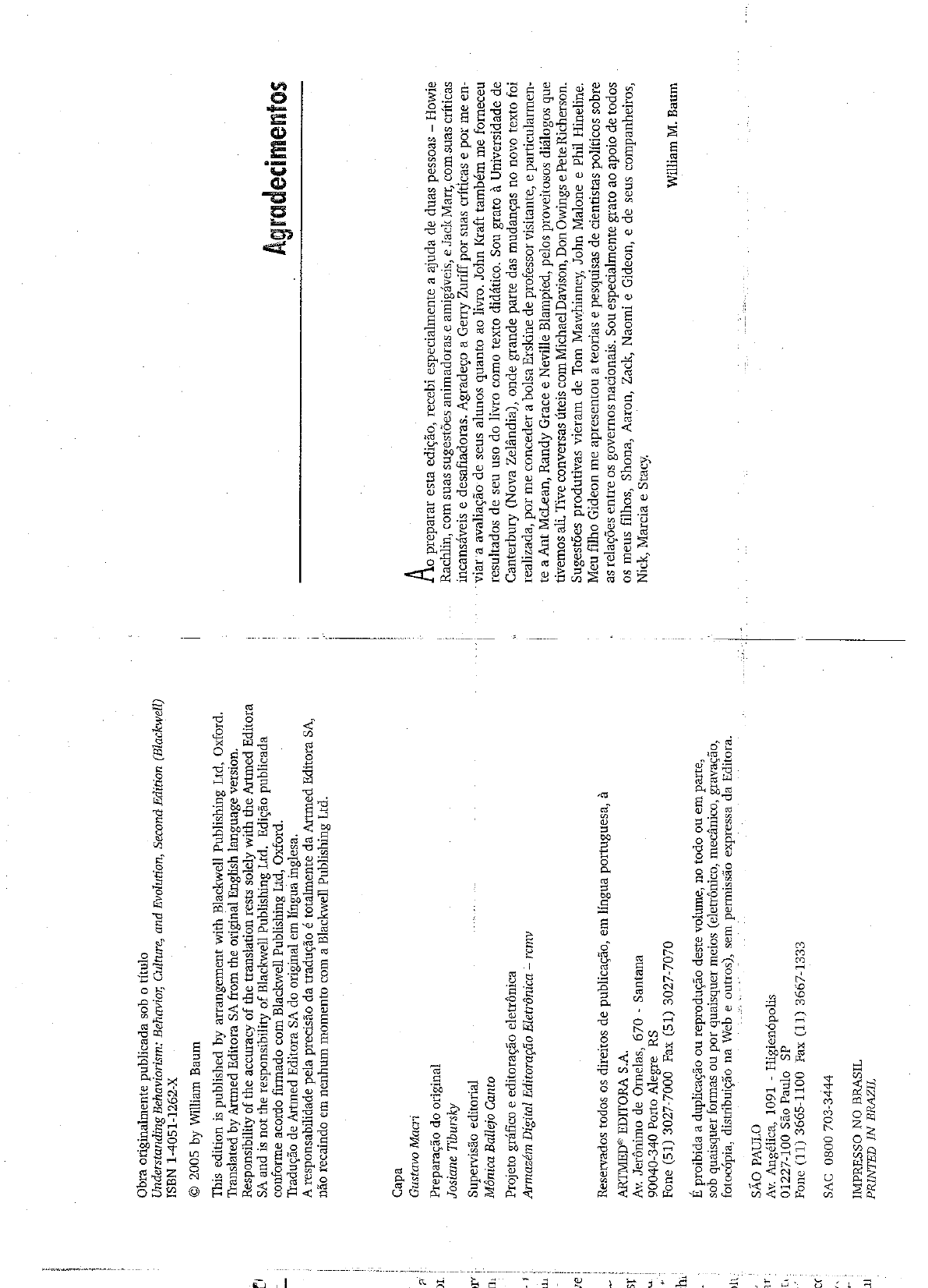 Livro - Compreendendo o Behaviorismo pdf - Psicologia Livro - Compreendendo o Behaviorismo pdf - Psicologia
