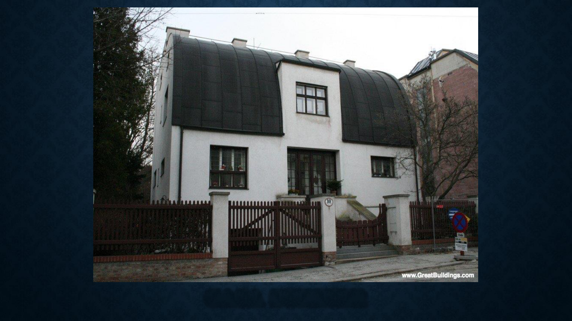 Interior Da Casa De Adolf Loos Steiner Lampada Da Terra Villa Steiner