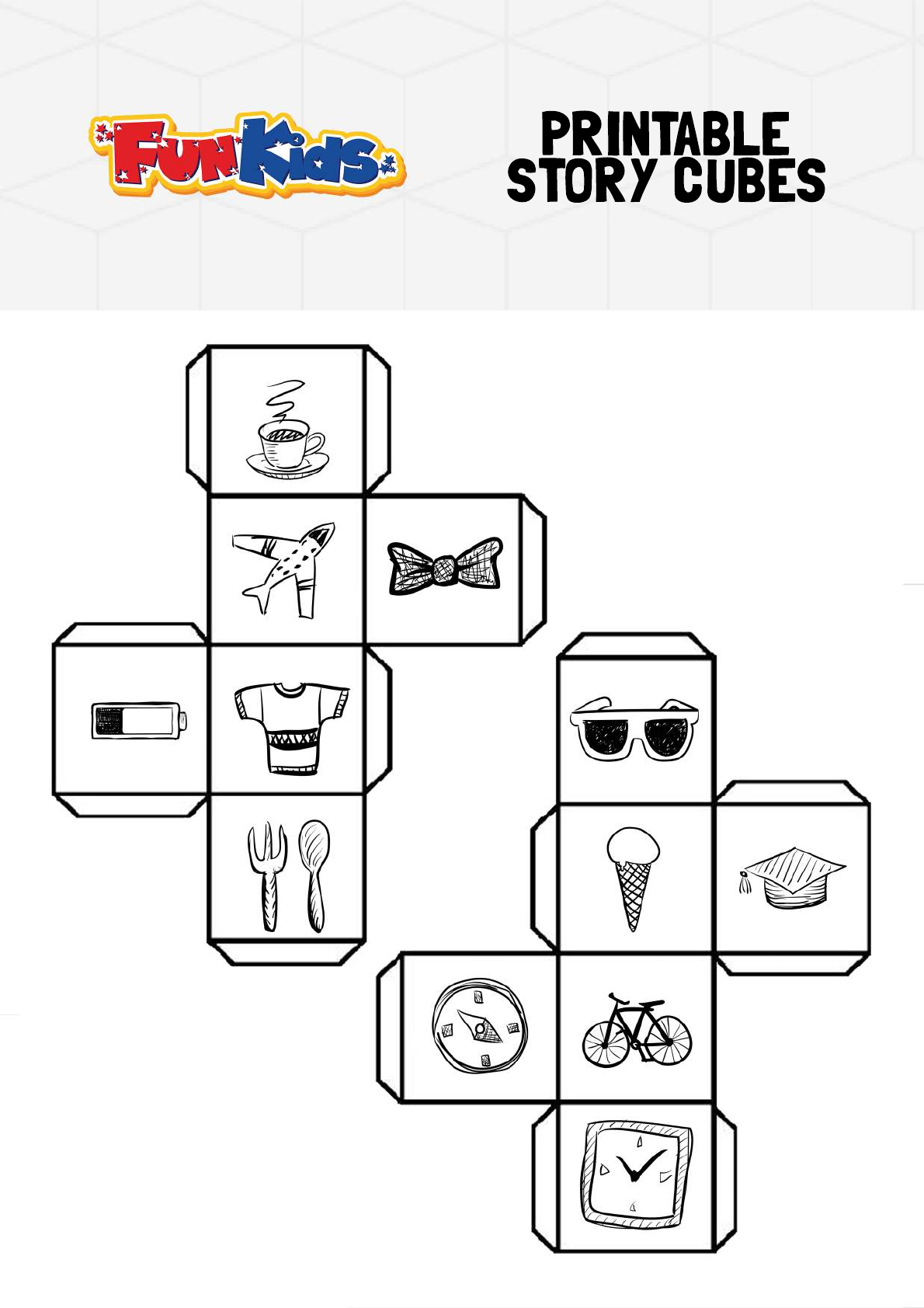 Fun-Kids-Printable-Story-Cubes - Inglês