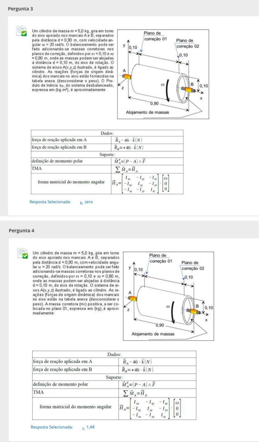 ENG MECÂNICA UNIP (9º SEM) - QUESTIONÁRIO 2 - DINÂMICA DOS SISTEMAS/AVA (D92C) - Dinamica dos ...