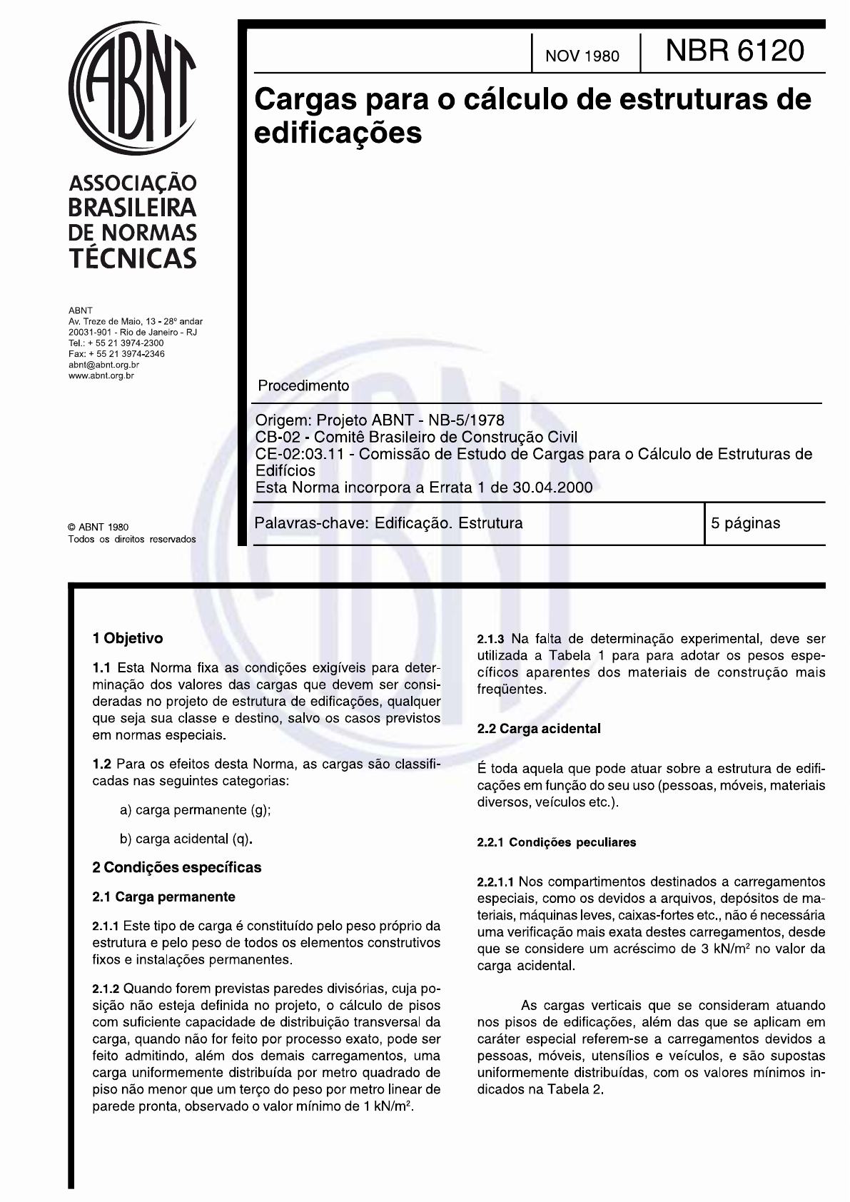 Nbr 6120 Atualizada 2019 Pdf - RETOEDU