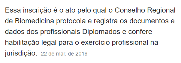 O que é CRBM? - Registro Profissional | CRBM - Biomedicina