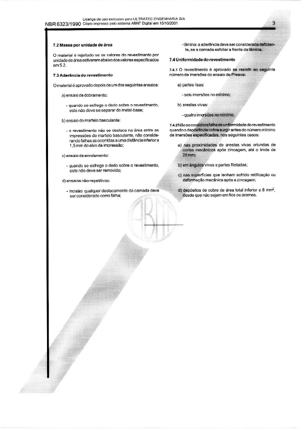 NBR 6323 - [nbr] - Normas