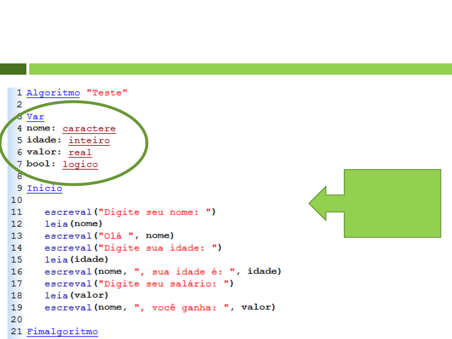 Aula 09-1 - Comandos na linguagens - JAVA - Algoritmos