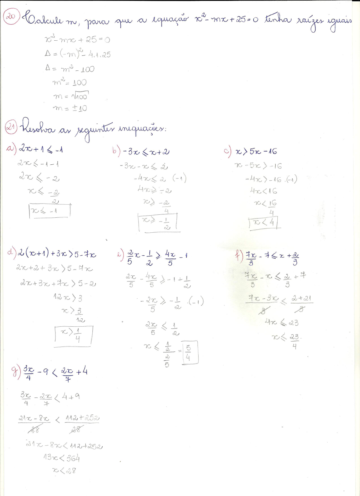 ExercÍcios De FunÇÕes EquaÇÃo Do 1º Grau E 2ºgrau Da Unip Matemática